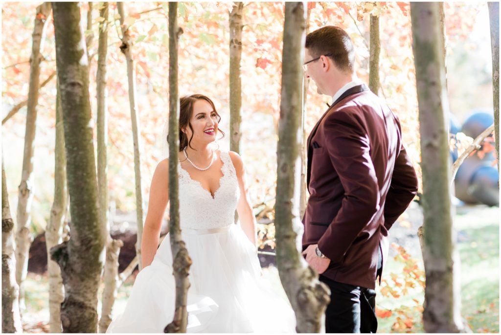 Fall Wedding at Grounds for Sculpture | Rat’s Restaurant Wedding | Long ...